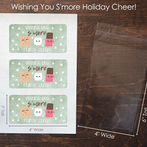 Christmas Treat Bags, Smores Kit, Classmate Christmas Gift, Holiday ...