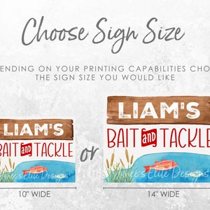 Fishing Birthday Sign Printable Decorations Gone Fishing - Etsy