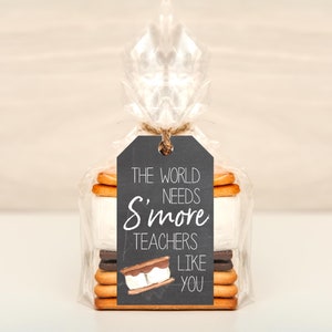 Teacher Appreciation Week, Teacher Appreciation Gift Tag, Smore ...