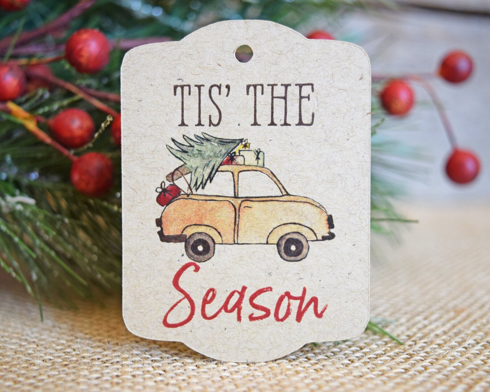 Rustic Christmas Gift Tags Christmas Gift Tags Christmas - Etsy