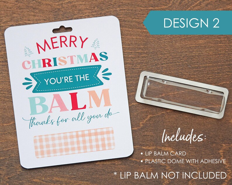Christmas Lip Balm Party Favor for Adult Corporate Christmas Gifts ...