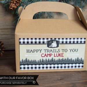 Camping Party, Treat Bag Toppers, Camping Party Favors, Goodie Bags ...