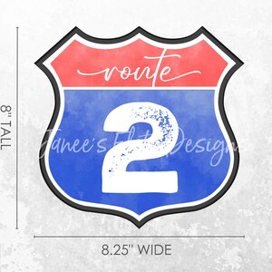 Blue Two Fast Birthday Decorations Blue Vintage Race Car Birthday ...