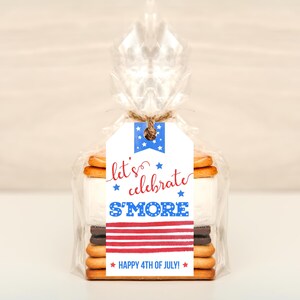 Patriotic Printables, Smore Tag, 4th of July Printable, Fourth of July ...