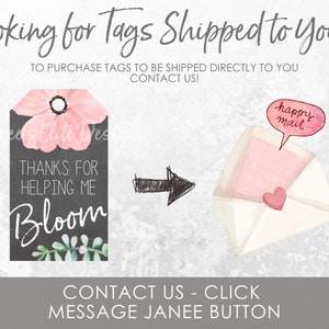 Teacher Appreciation Tags Printable, Thanks for Helping Me Bloom ...