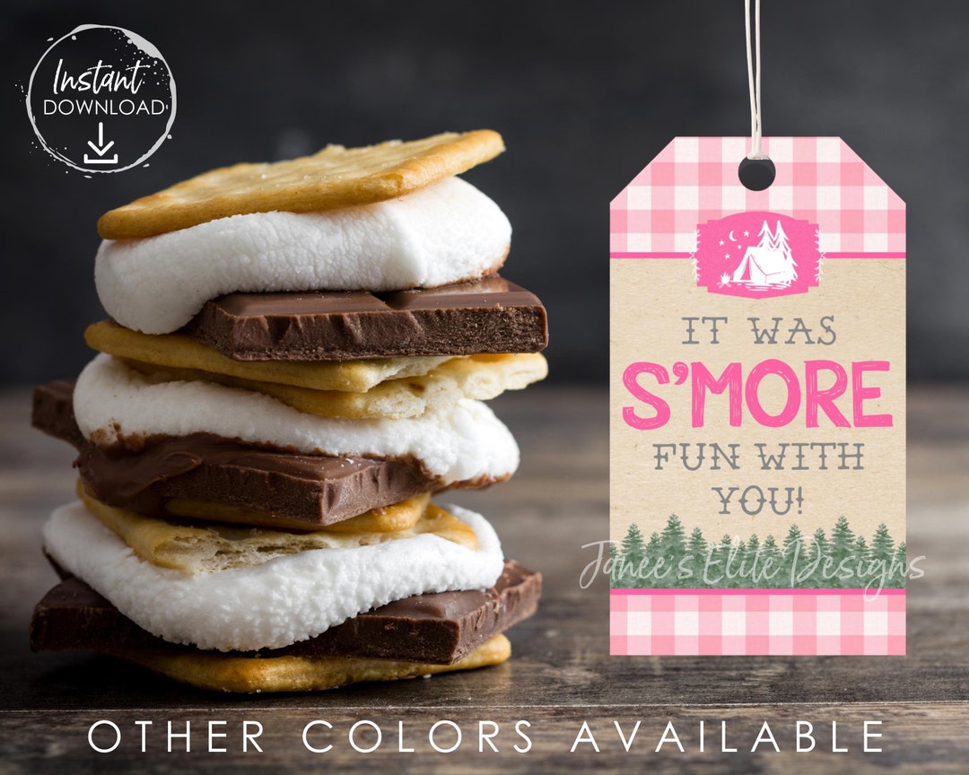 Girls Camping Party Smores Kit Camp Bachelorette Camping - Etsy