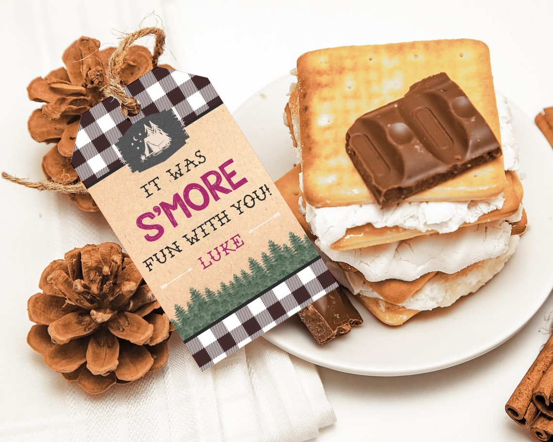 One Happy Camper First Birthday Smores Kit Party Favors for - Etsy