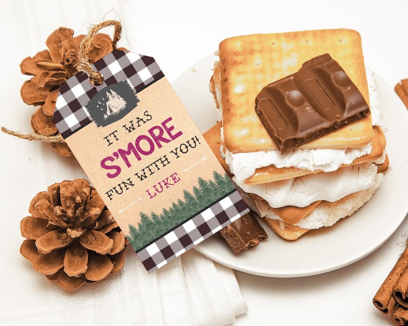 One Happy Camper First Birthday Smores Kit Party Favors for - Etsy