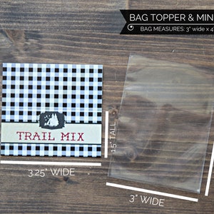 Camping Party, Treat Bag Toppers, Camping Party Favors, Goodie Bags ...