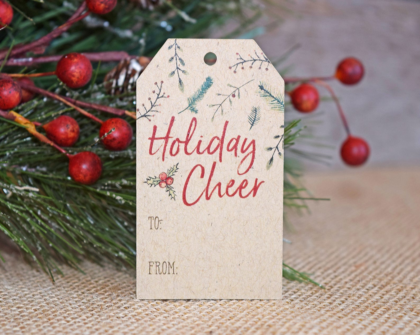Rustic Christmas Gift Tags Christmas Gift Tags Christmas - Etsy