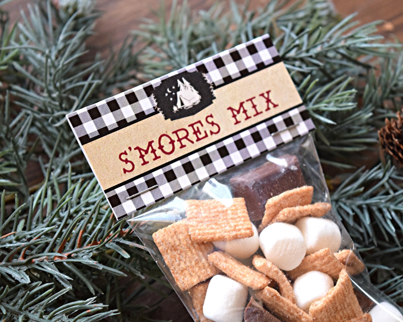 Camping Party Treat Bag Toppers Camping Party Favors Goodie - Etsy