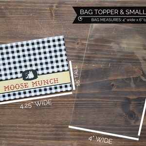 Camping Party, Treat Bag Toppers, Camping Party Favors, Goodie Bags ...