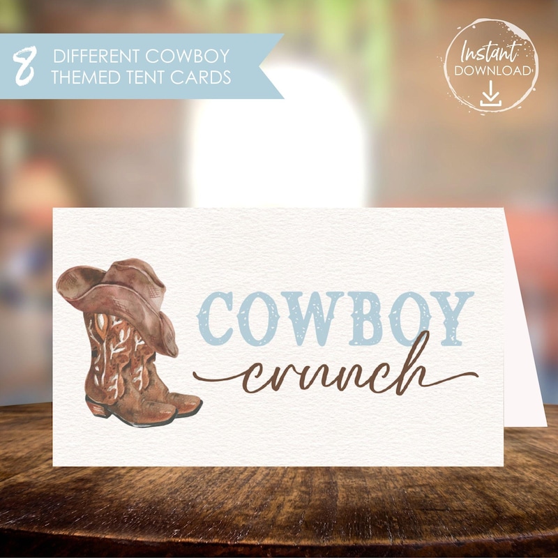 Rodeo Themed Treat Labels - Etsy