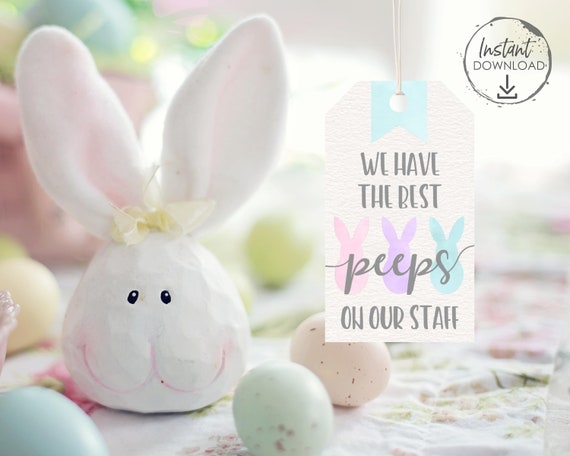 Teacher Appreciation Printable, Easter Tag, Employee Appreciation ...