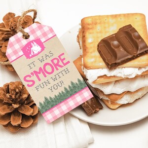 Girls Camping Party Smores Kit Camp Bachelorette Camping | Etsy