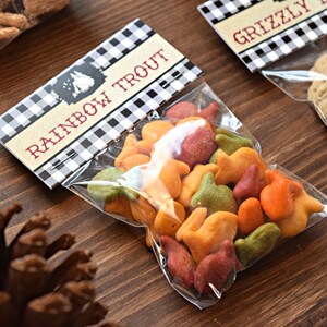 Camping Party, Treat Bag Toppers, Camping Party Favors, Goodie Bags ...