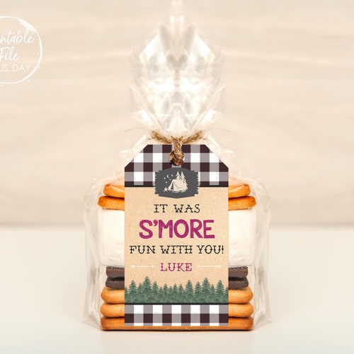 One Happy Camper First Birthday Smores Kit Party Favors for - Etsy