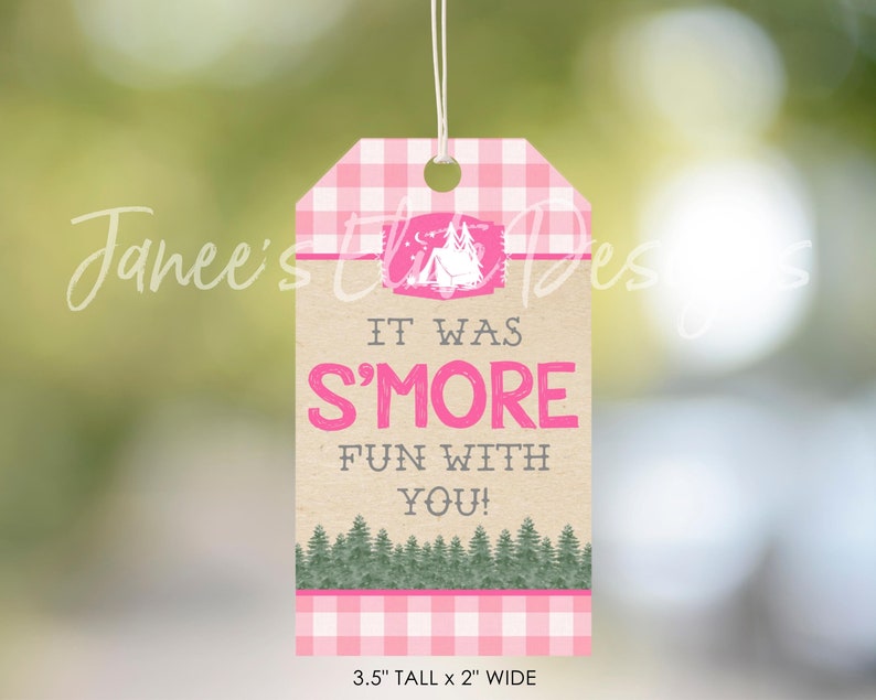 Girls Camping Party Smores Kit Camp Bachelorette Camping | Etsy