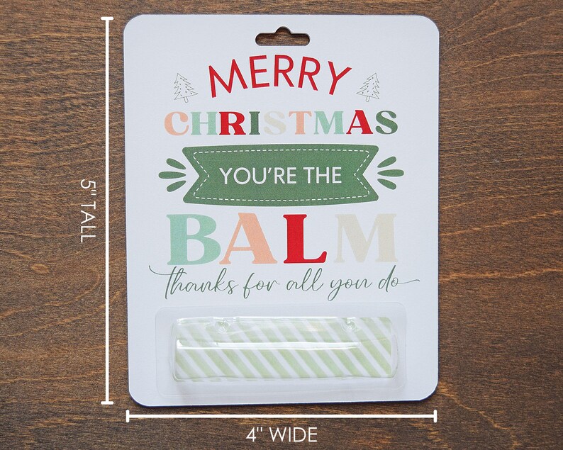 Christmas Lip Balm Party Favor for Adult Corporate Christmas Gifts ...