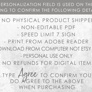 Speed Limit 7 Sign, 7th Birthday Race Car Party, 7 Year Old Birthday ...