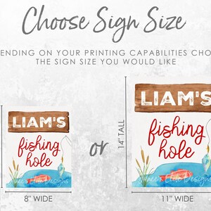 Fishing Birthday Sign Printable Decorations Gone Fishing - Etsy