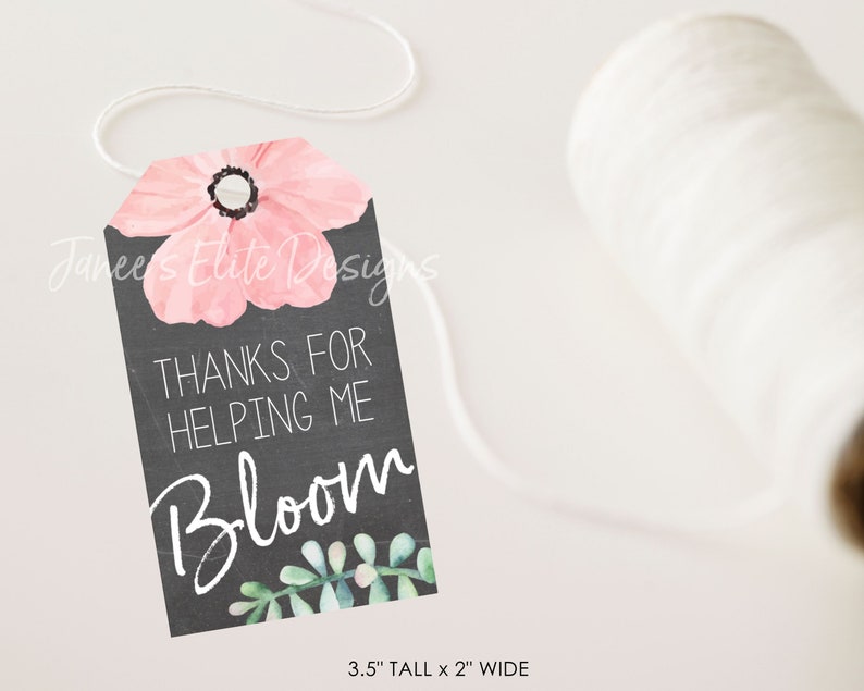 Teacher Appreciation Tags Printable Thanks for Helping Me - Etsy