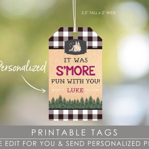 One Happy Camper First Birthday, Smores Kit, Party Favors for Kids ...