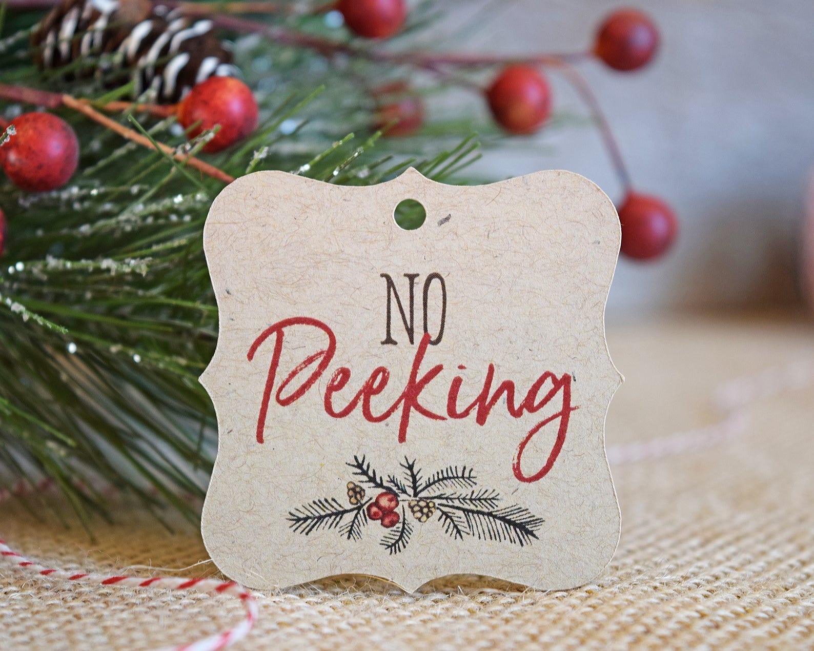 Rustic Christmas Gift Tags Christmas Gift Tags Christmas - Etsy
