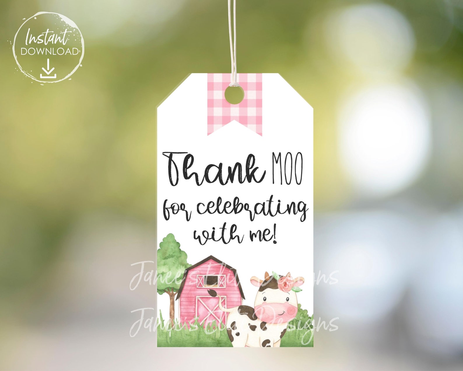 Farm Birthday Thank Moo for Coming Holy Cow Im One Cow - Etsy