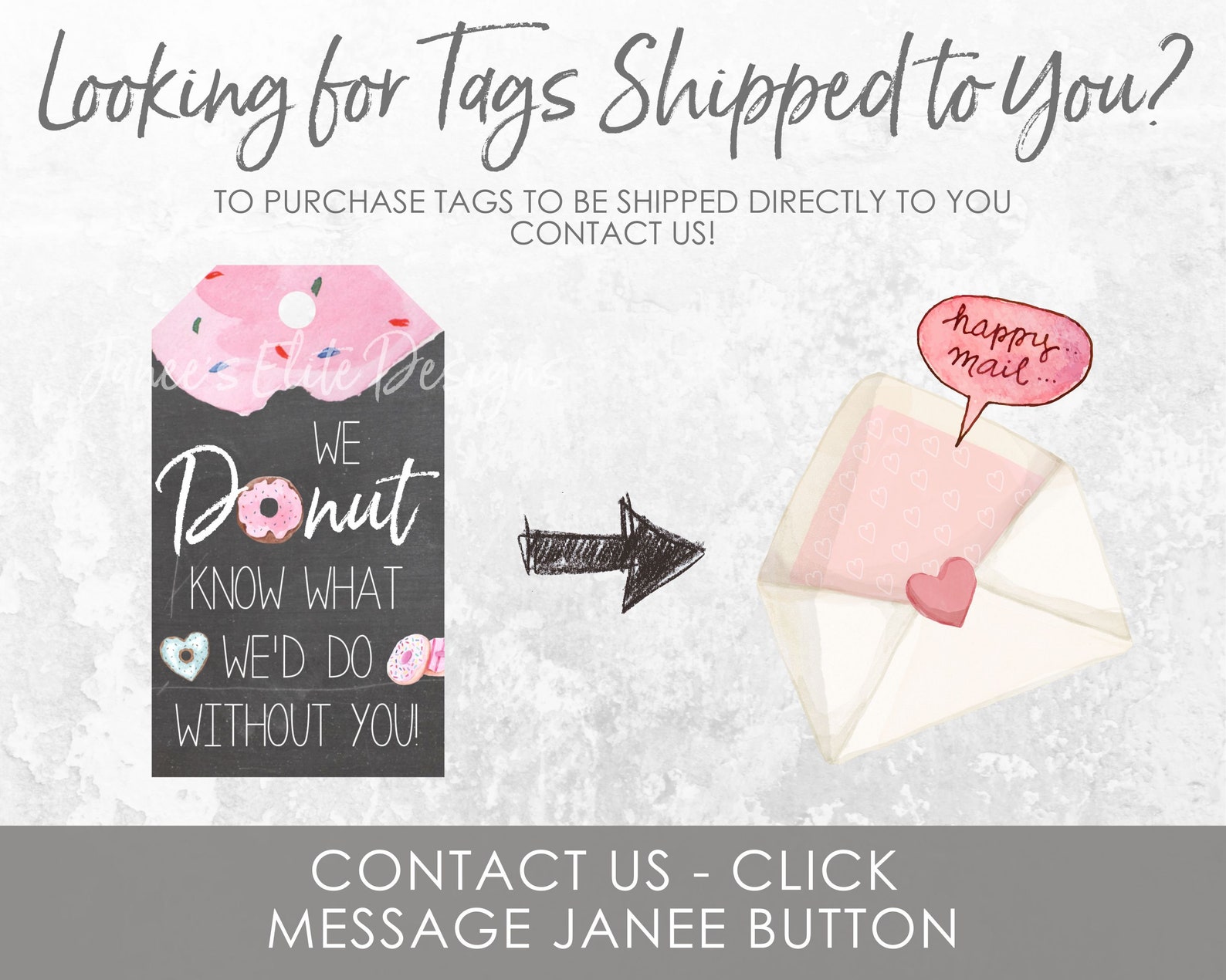 Teacher Appreciation Week Gift Tags, We Donut Know What We'd Do Without ...