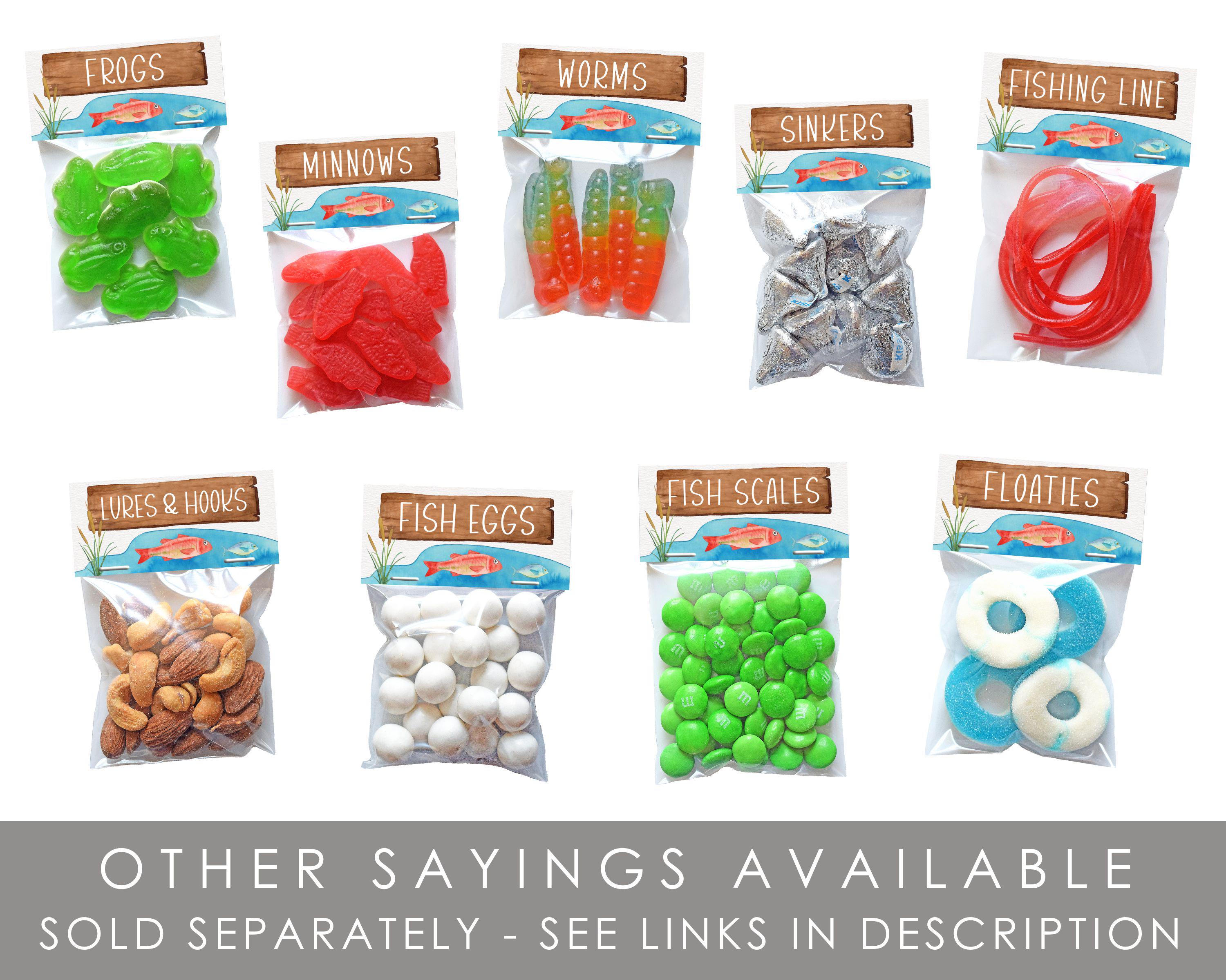 Ofishally One Party Favor for Kids the Big One Fishing Party Treat Bags ...