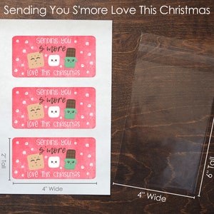 Christmas Treat Bags, Smores Kit, Classmate Christmas Gift, Holiday ...