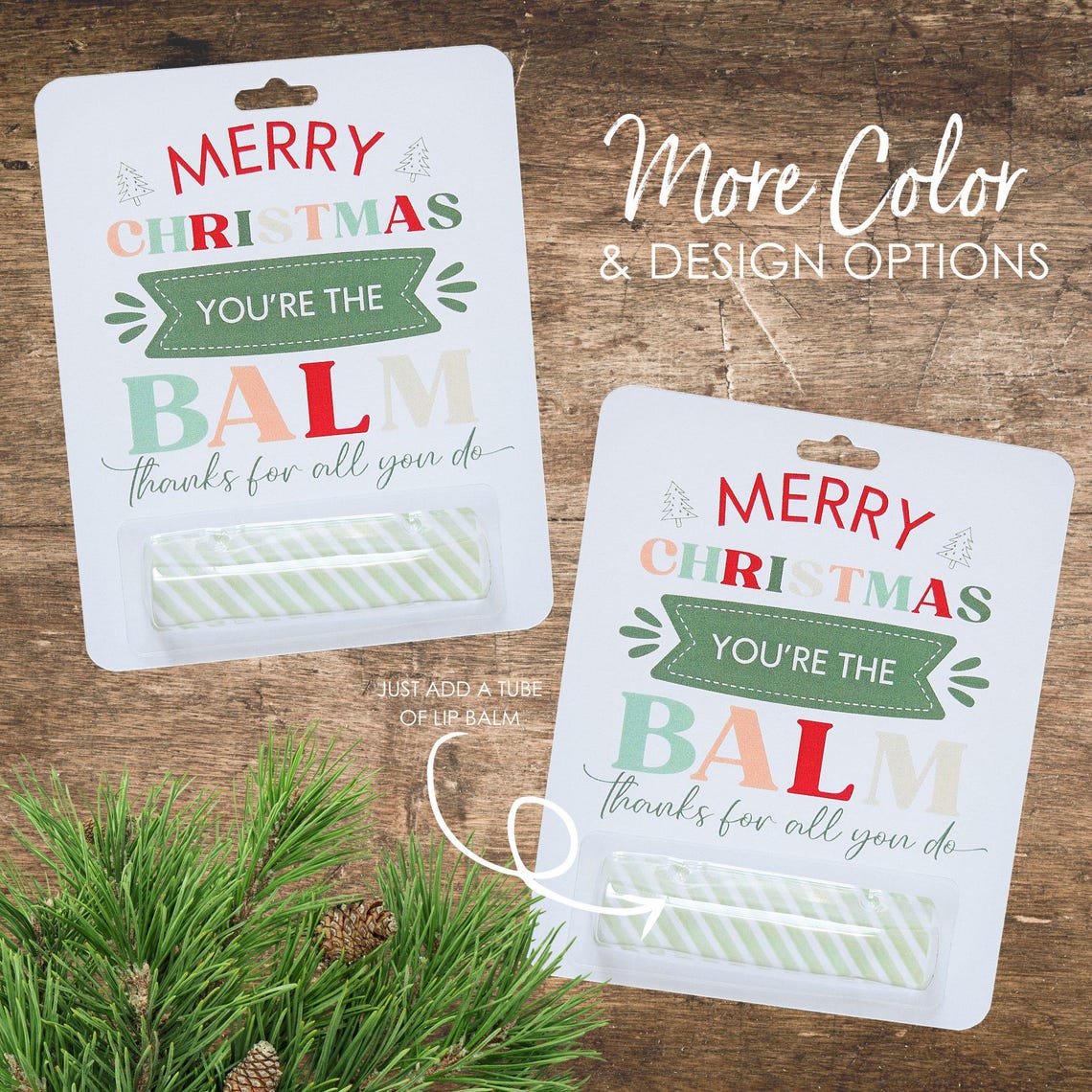 Christmas Lip Balm Party Favor for Adult Corporate Christmas Gifts ...