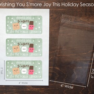 Christmas Treat Bags, Smores Kit, Classmate Christmas Gift, Holiday ...