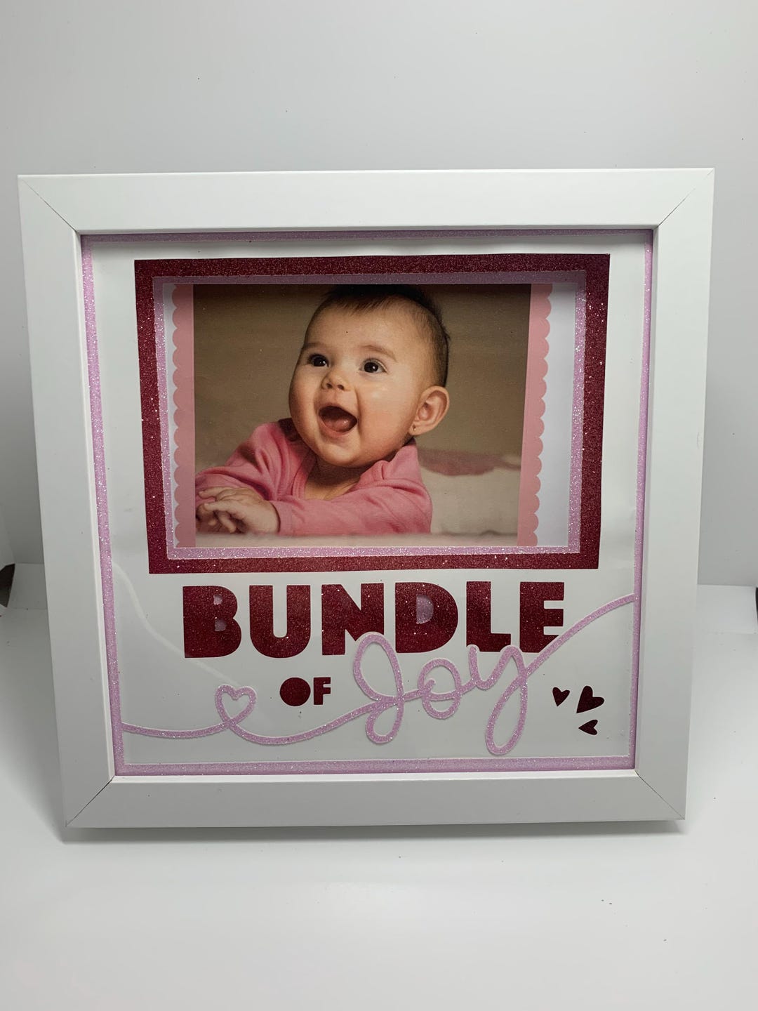 Handmade Baby Shower Shadow Box Frame: Nursery Decor Gift - Etsy