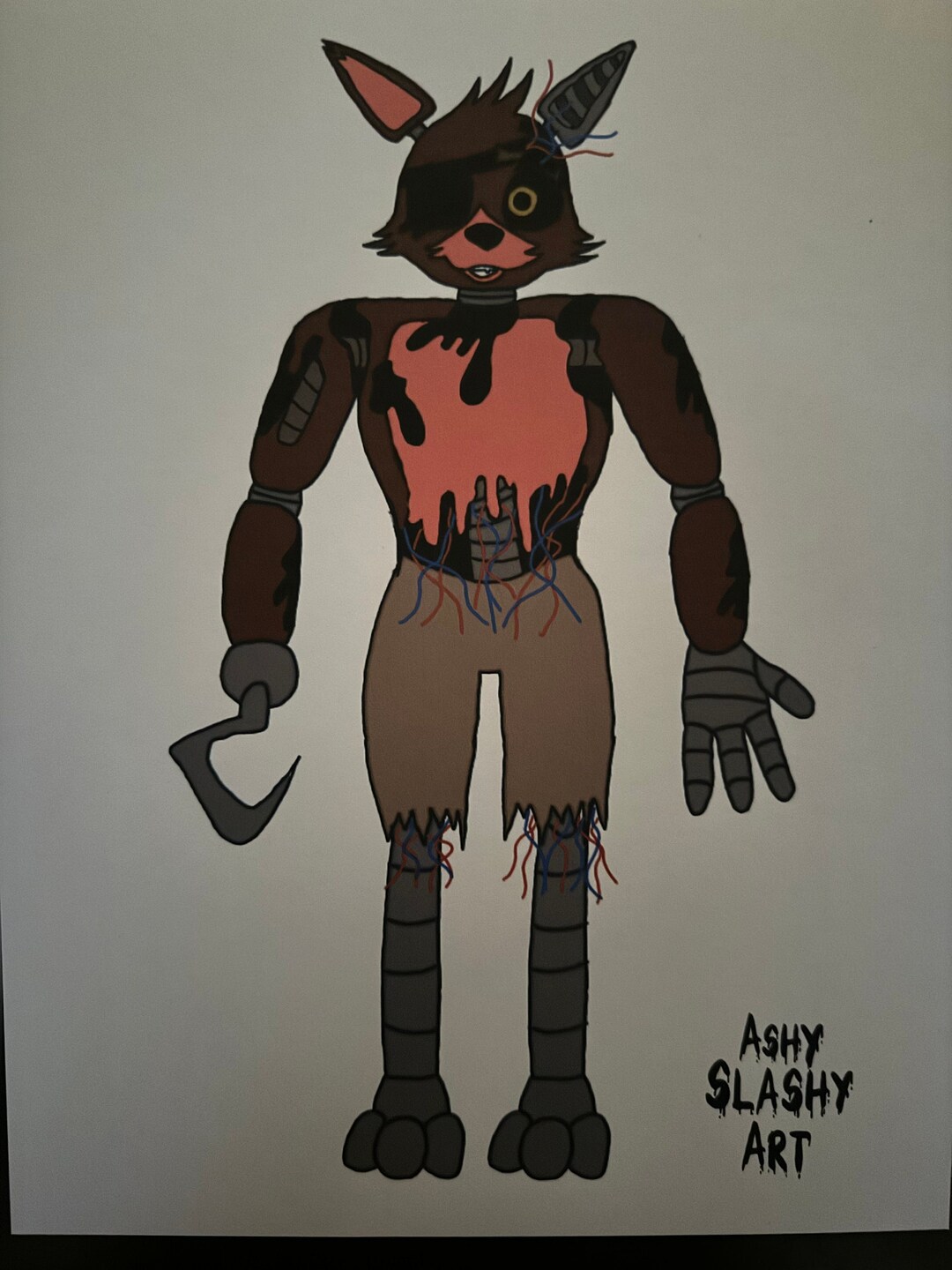 FNAF Foxy Withered Fox - Etsy