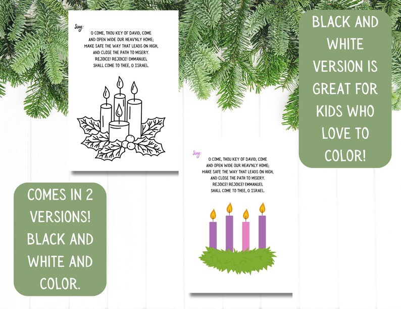 Advent Wreath Prayer Booklet - Digital, Printable, Cycle C Readings ...