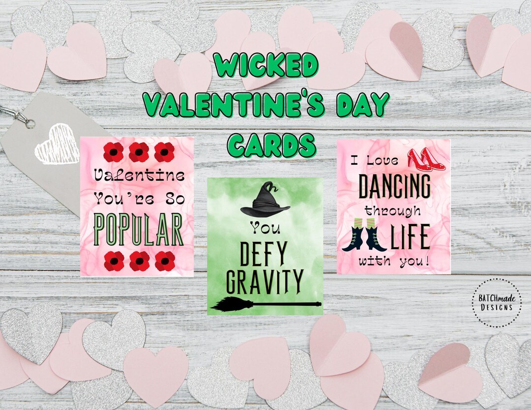 Printable Wicked-themed Valentine’s Day Cards | Classroom Wicked ...