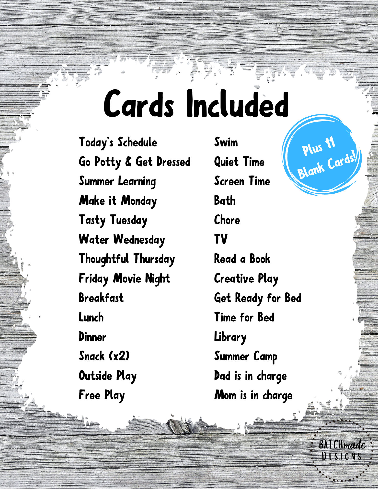 PRINTABLE Summer Schedule Visual Cards, Summer Routine Visual Schedule ...