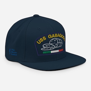USS GABAGOOL Snapback Hat, Navy Style Hat, Italian Dad Gift, Funny ...