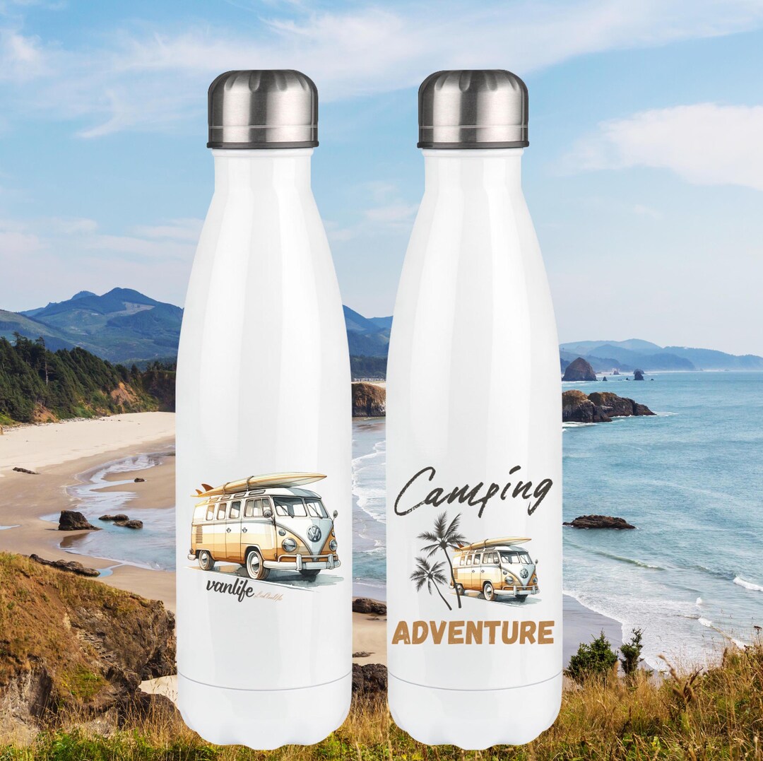 VW Bulli Stainless Steel Thermos Flask 500 Ml With Retro Bulli and ...