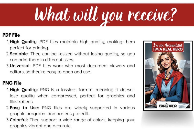 Accountant Appreciation Printable Superhero Accountant Theme Office ...