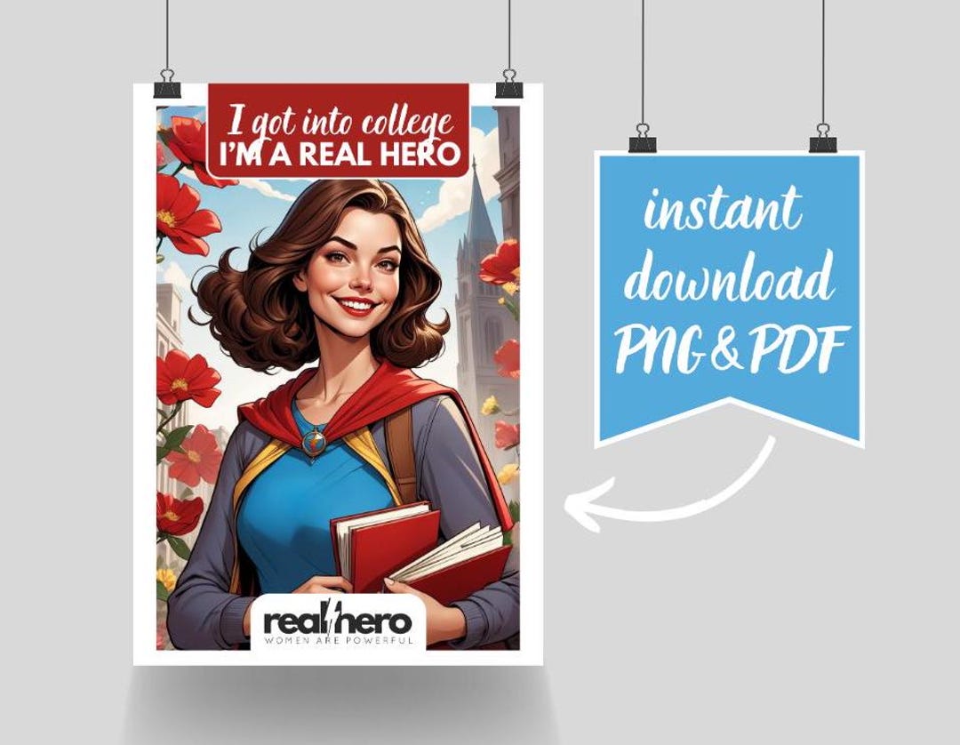 Student Appreciation Digital Print Superhero Theme School Collage Wall ...