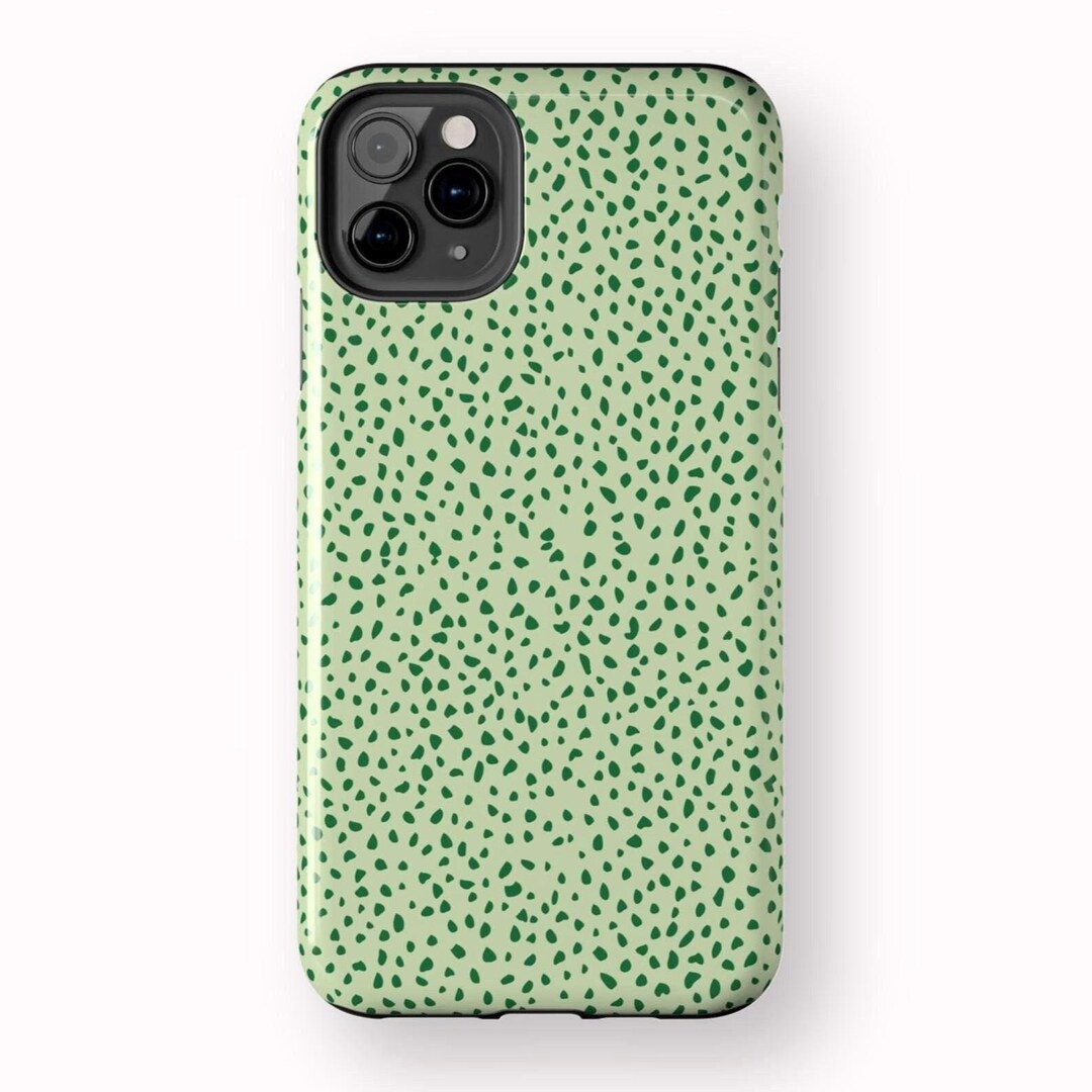 Speckled Lime Cream Phone Case | Minimalist Modern Design in Green ...
