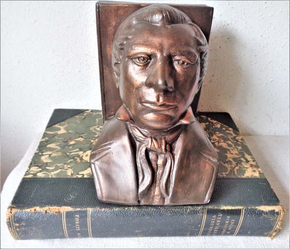 Vintage Lds Mormon Bookend Joseph Smith Bust Head Sculpture - Etsy