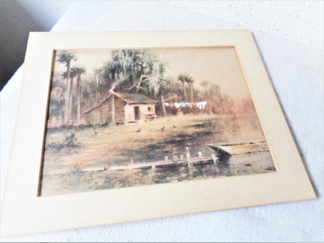 Vintage J Ralph Wilcox Art Print 156 Homestead in Florida - Etsy