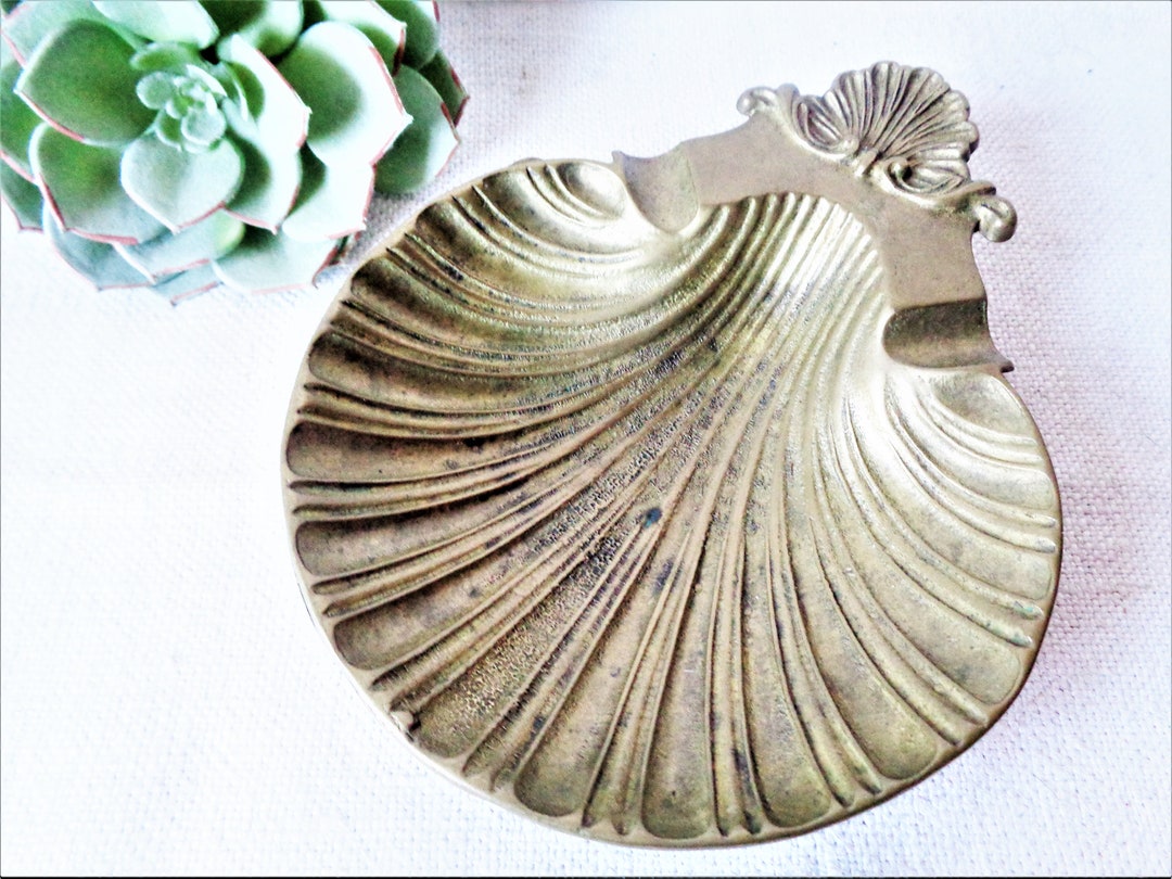 Vintage Seashell Ashtray - Etsy