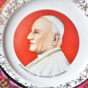 Vintage Pope John Ceramic Plate Hutschenreuther Porcelain - Etsy