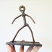 Vintage Metal Sculpture Welded Iron Stick Figure - Etsy