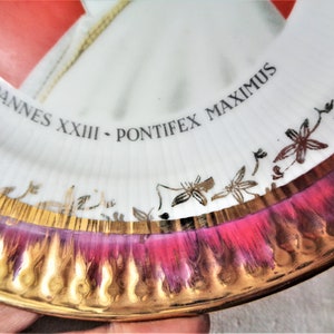 Vintage Pope John Ceramic Plate Hutschenreuther Porcelain - Etsy